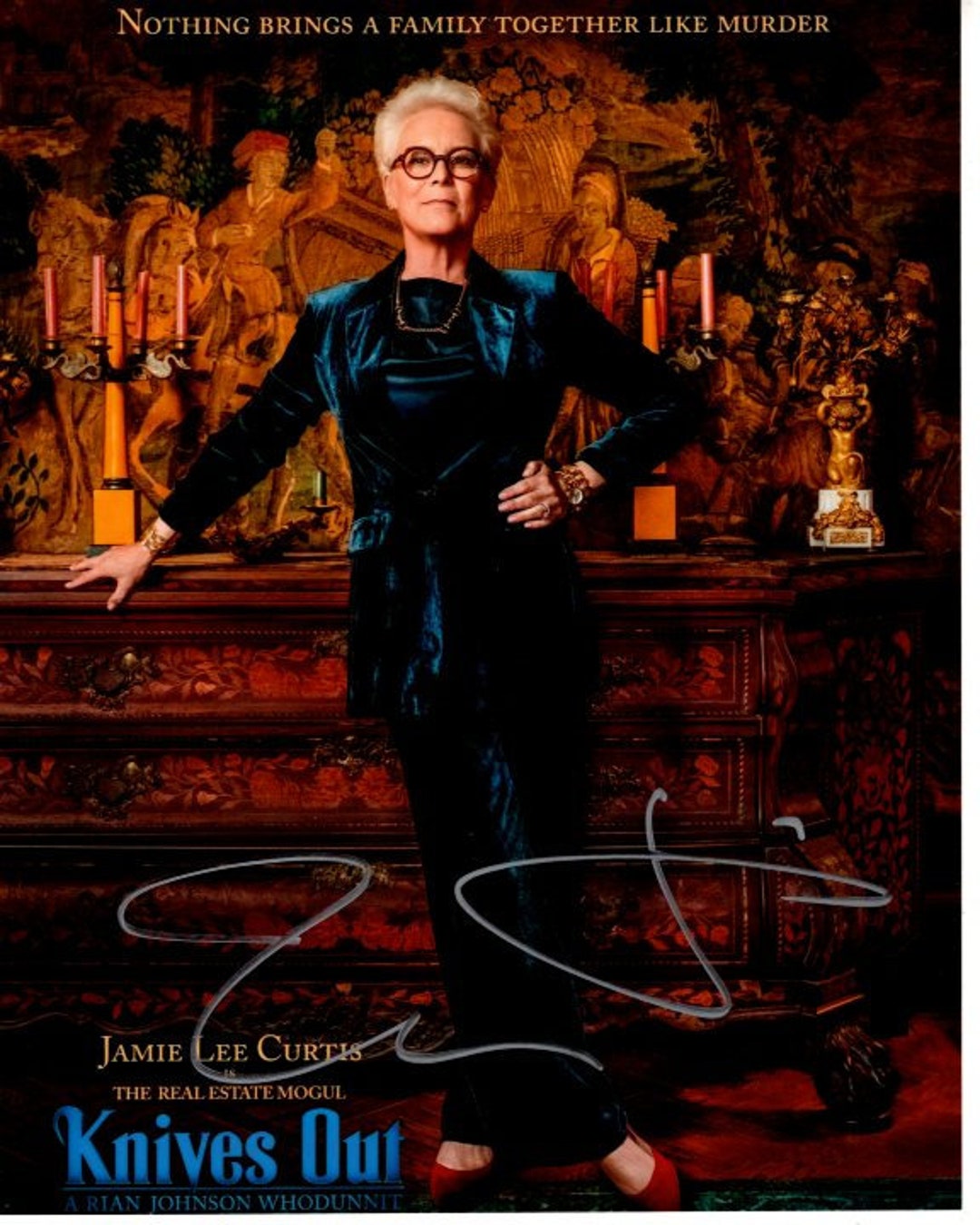 Jamie Lee Curtis Signed Autographed 8x10 Knives Out Photograph - Etsy