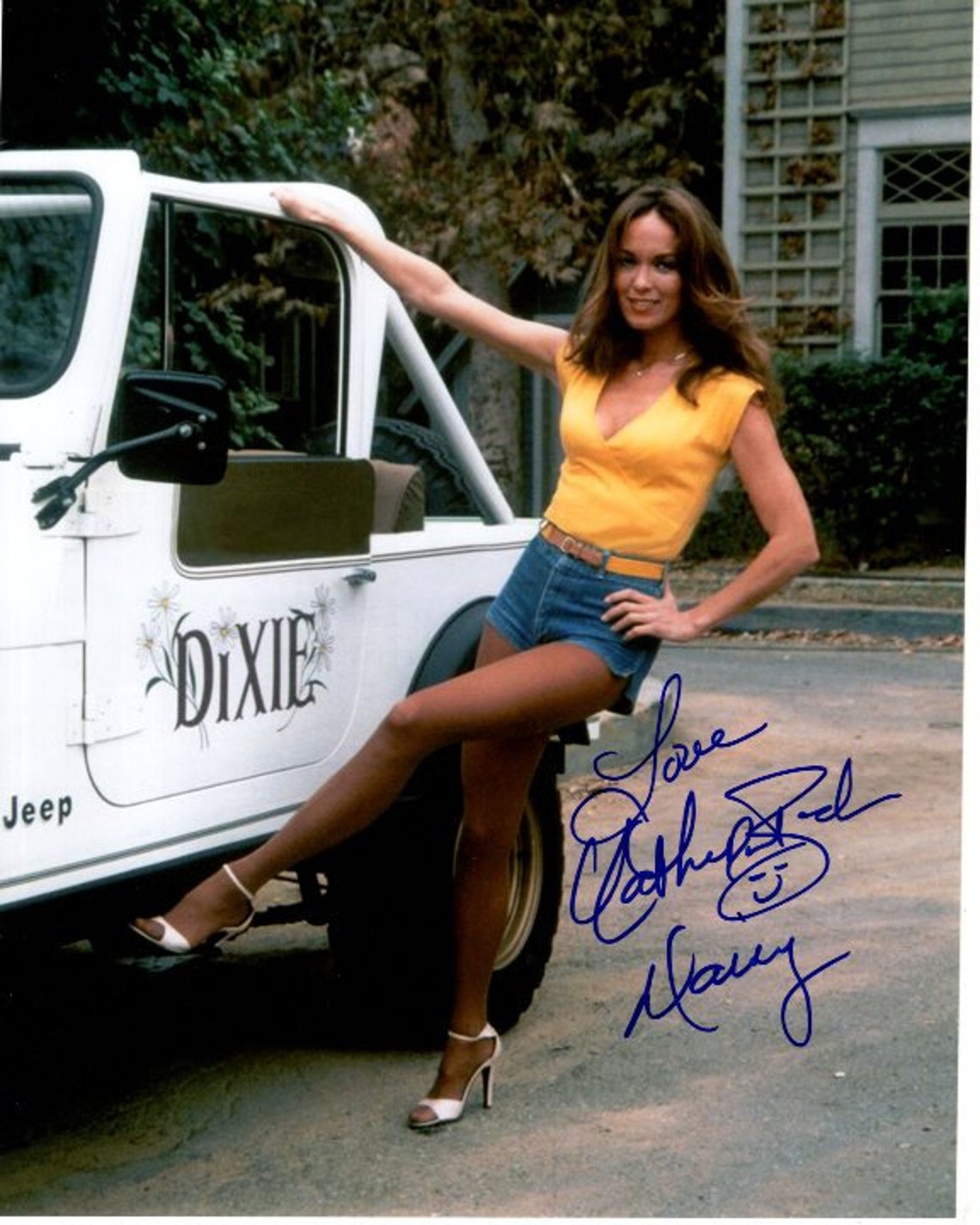 Catherine Bach Signed Autograph 8x10 the Dukes of Hazzard Daisy Duke ...