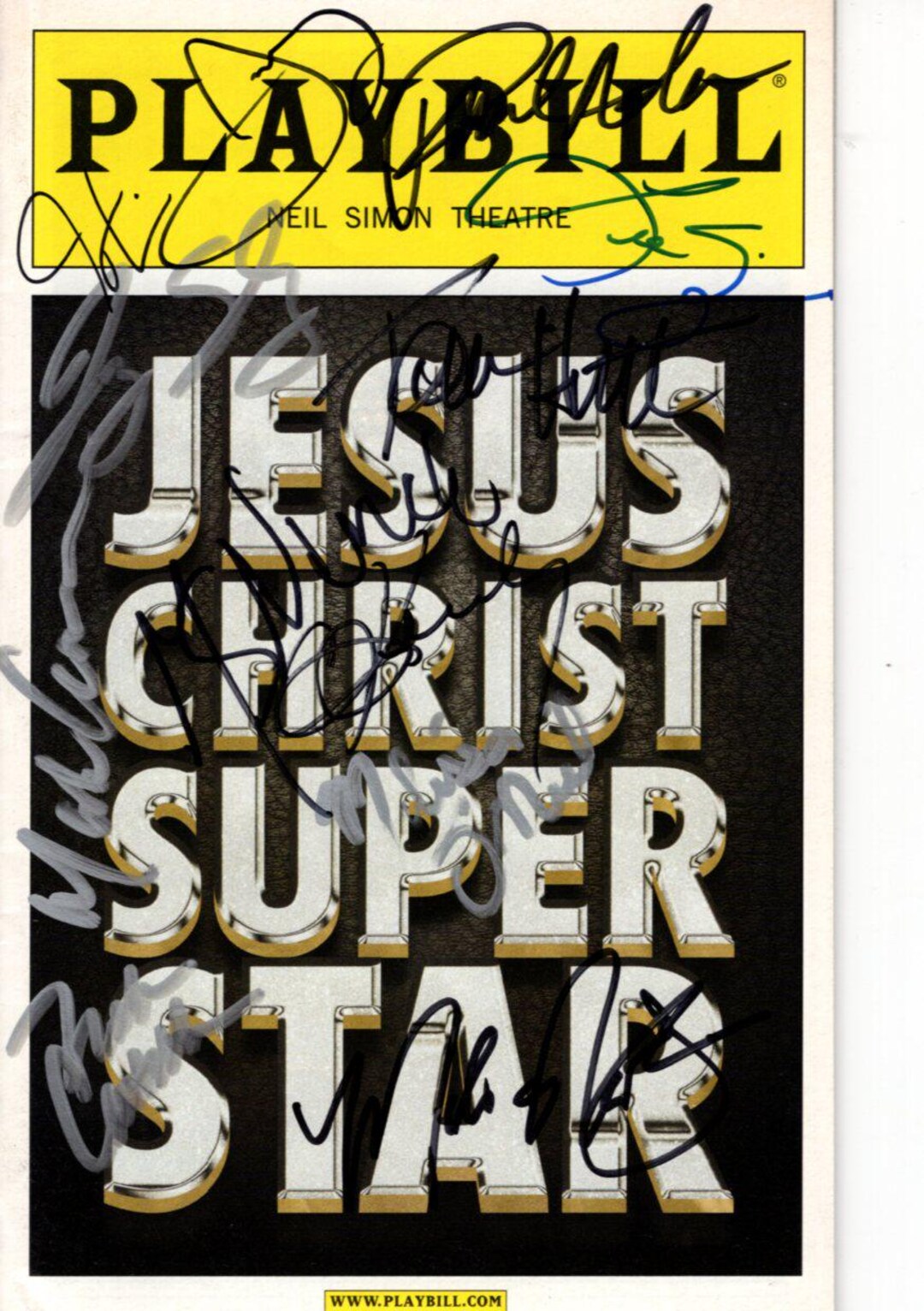 Jesus Christ Superstar Signed Autographed Cast Playbill - Etsy