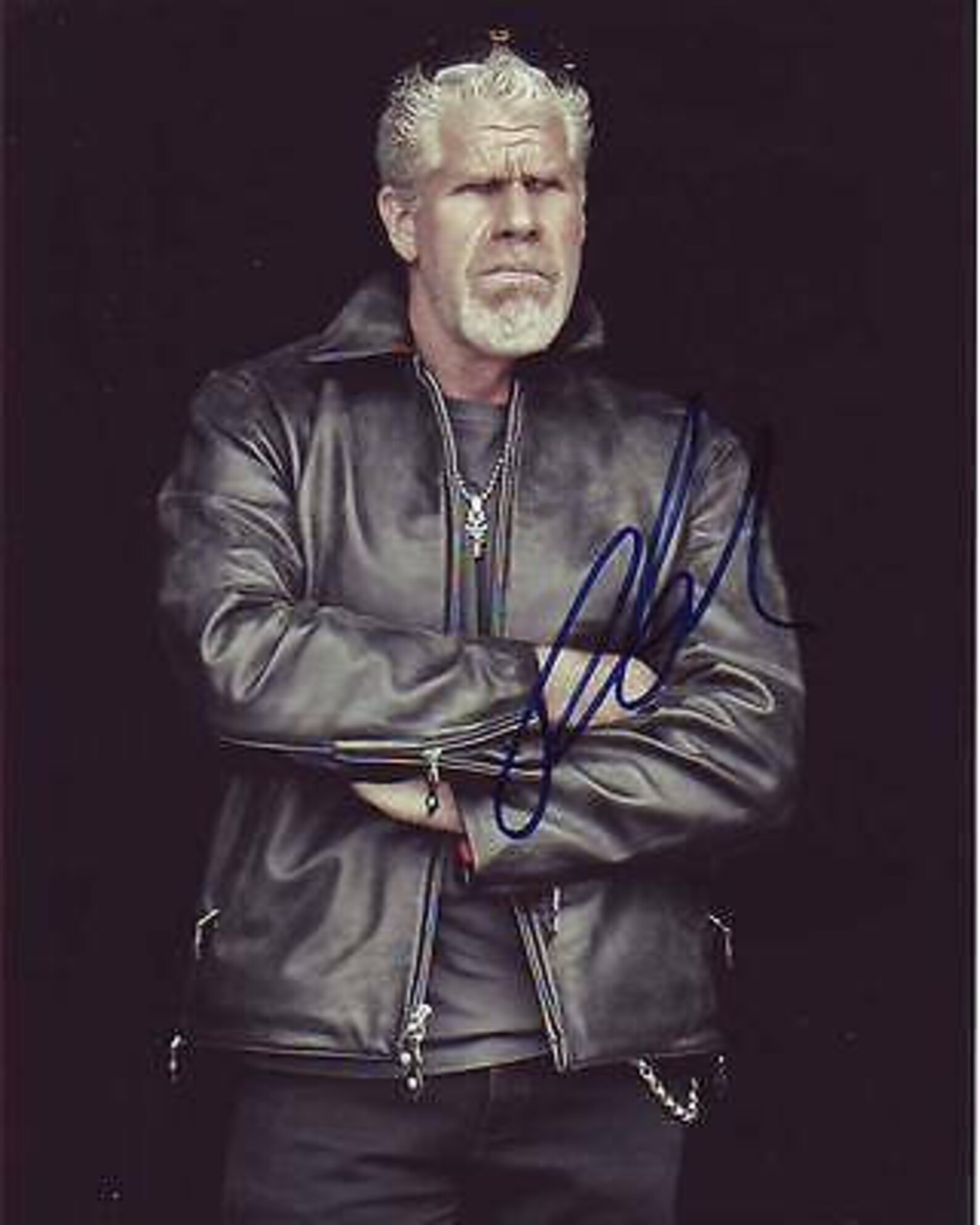 Ron Perlman Signed Autographed 8x10 Sons of Anarchy Clay Morrow ...