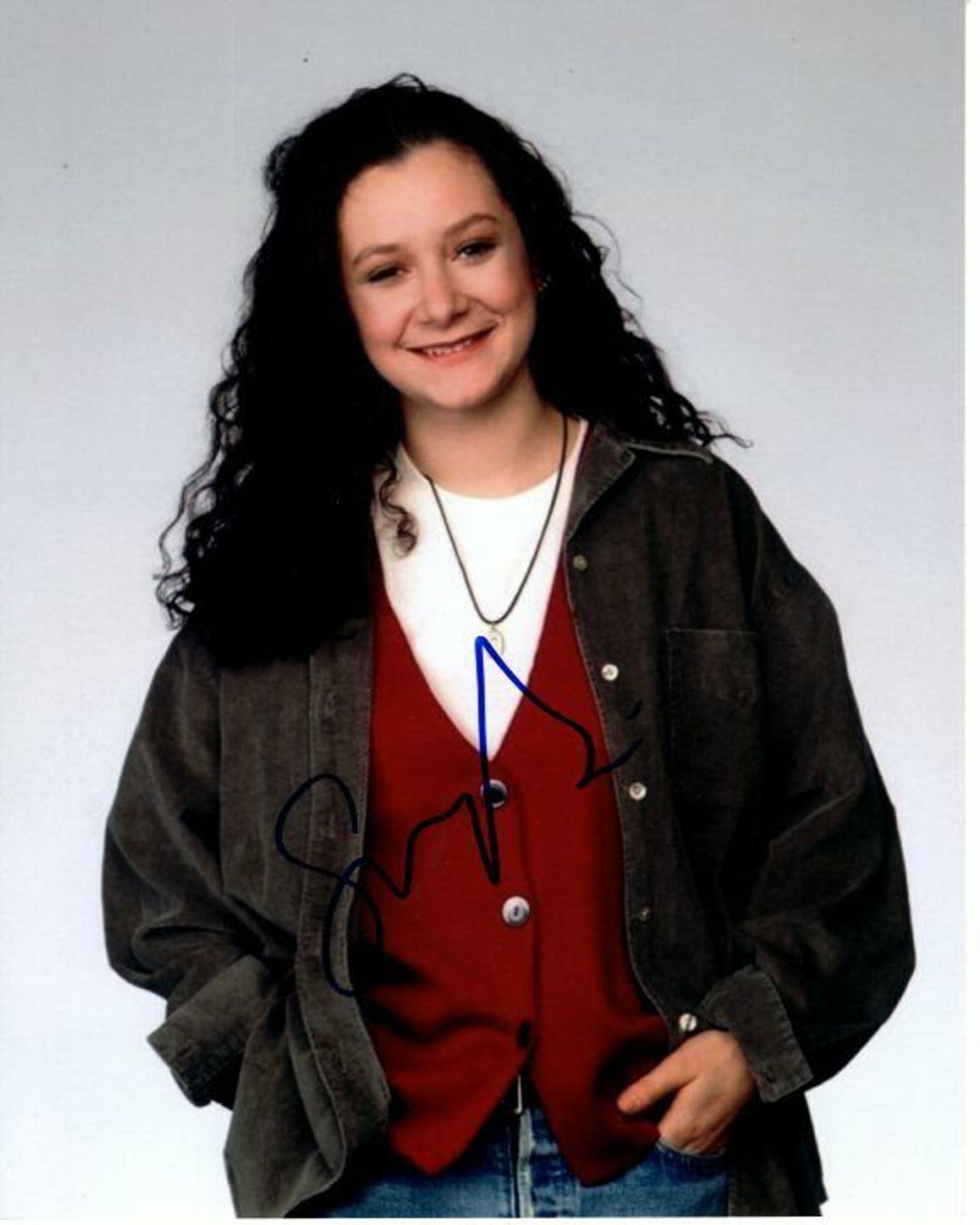 Sara Gilbert Signed Autographed 8x10 Roseanne Darlene Conner Photograph ...