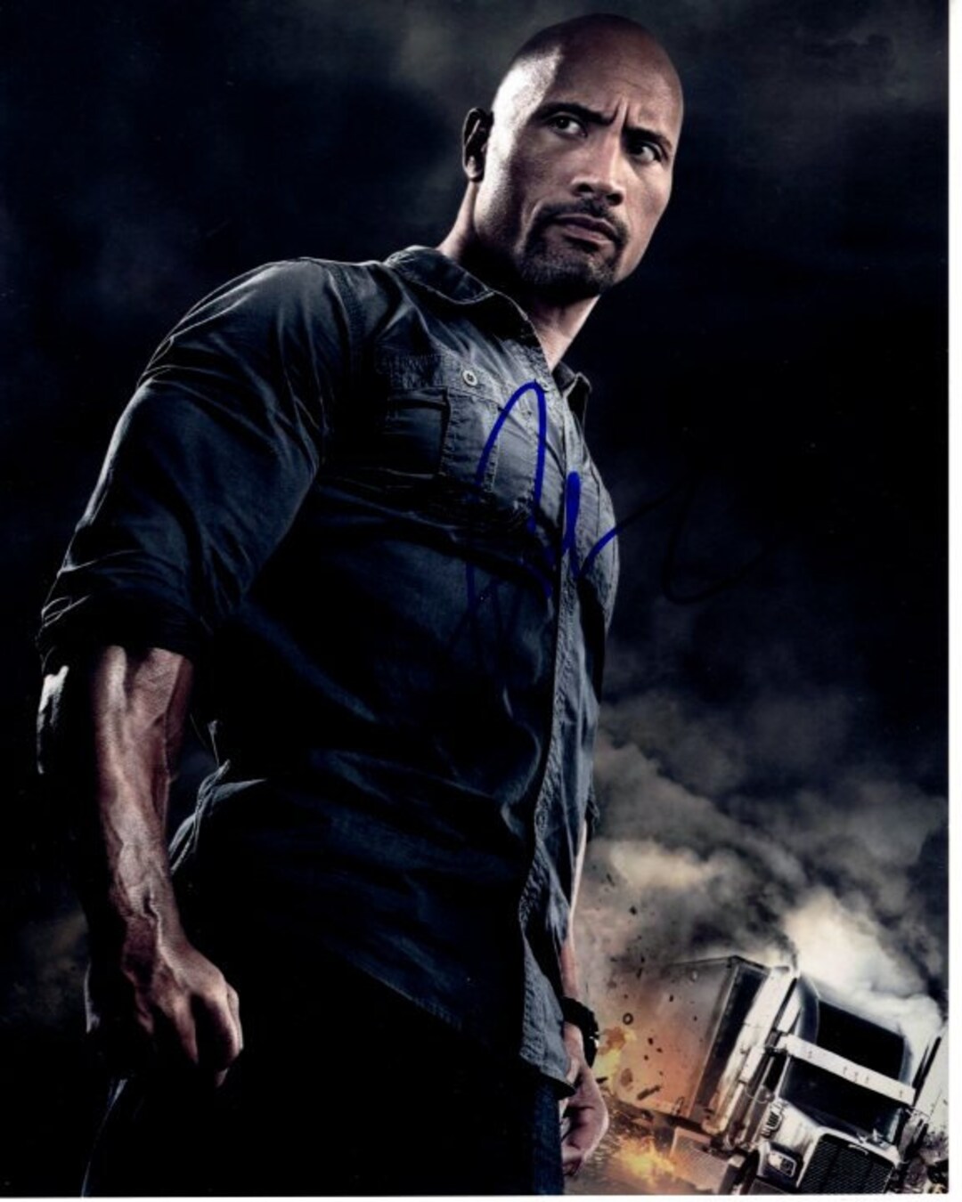 Dwayne the Rock Johnson Signed Autographed 8x10 Snitch John Matthews ...