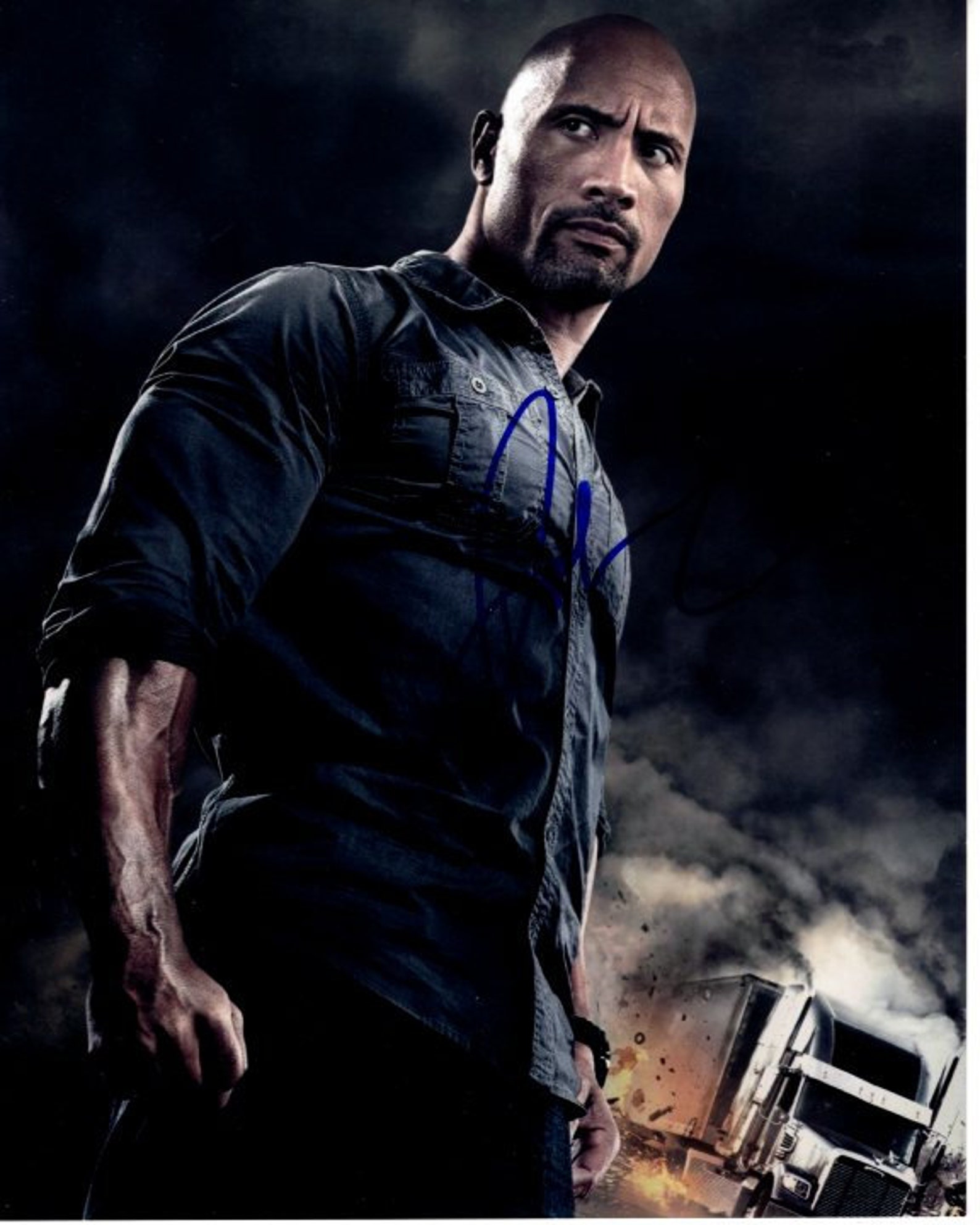 Dwayne the Rock Johnson Signed Autographed 8x10 Snitch John Matthews ...
