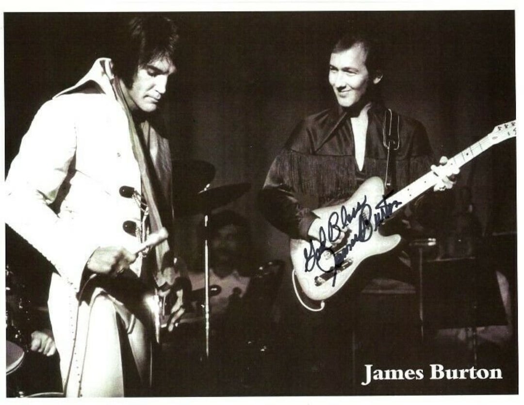 James Burton Signed Autographed 8.5x11 Photograph - Etsy
