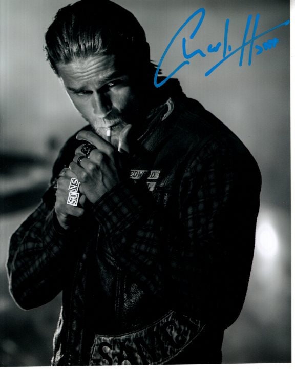 Charlie Hunnam Signed Autographed 8x10 Sons of Anarchy Jax Teller ...
