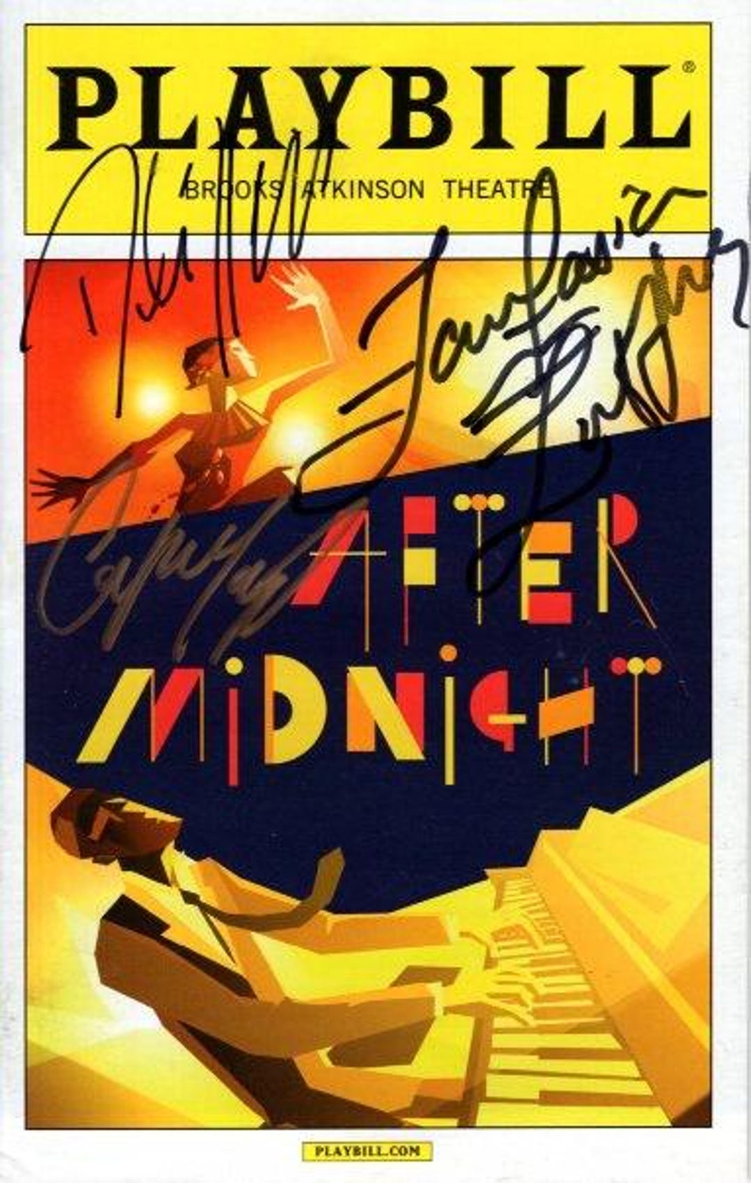 After Midnight Signed Autographed Cast Playbill - Etsy