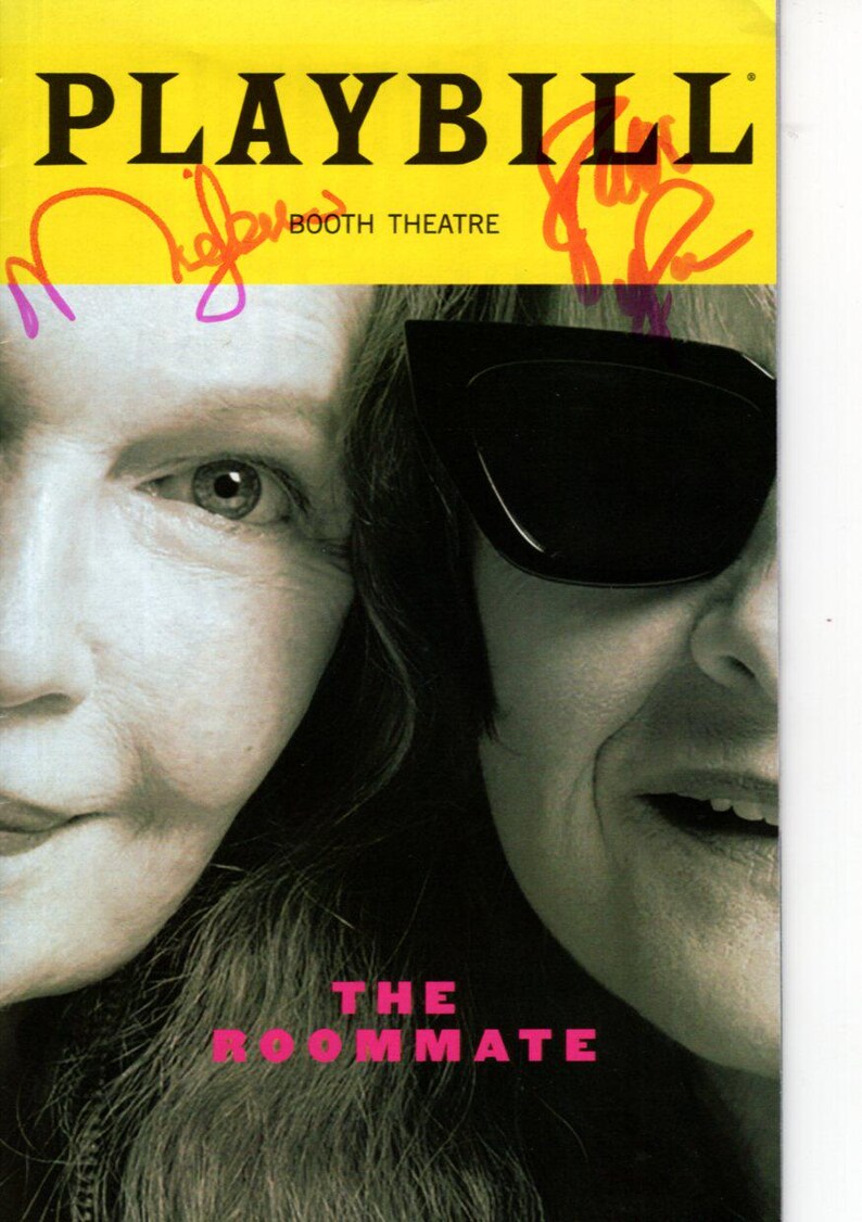 Mia Farrow and Patti Lupone Signed Autographed the Roomate Playbill - Etsy
