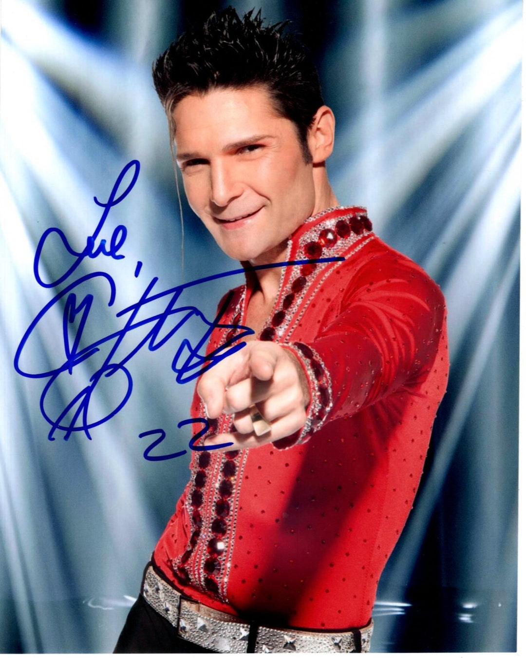 Corey Feldman Signed Autographed 8x10 Dancing on Ice Photograph - Etsy