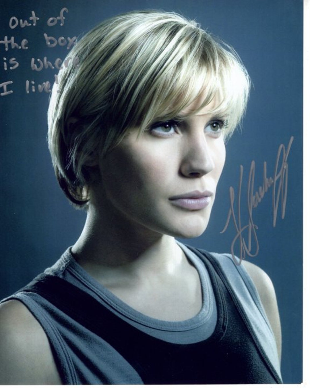 Katee Sackhoff Signed Autographed 8x10 Battlestar Galactica Starbuck ...