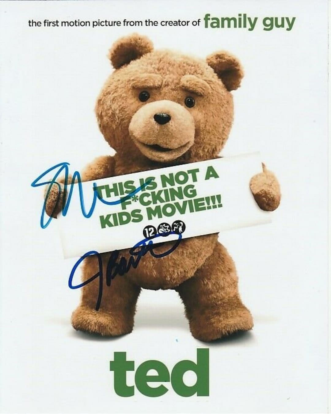 Seth Macfarlane & Jessica Barth Signed Autographed 8x10 Ted Photograph ...