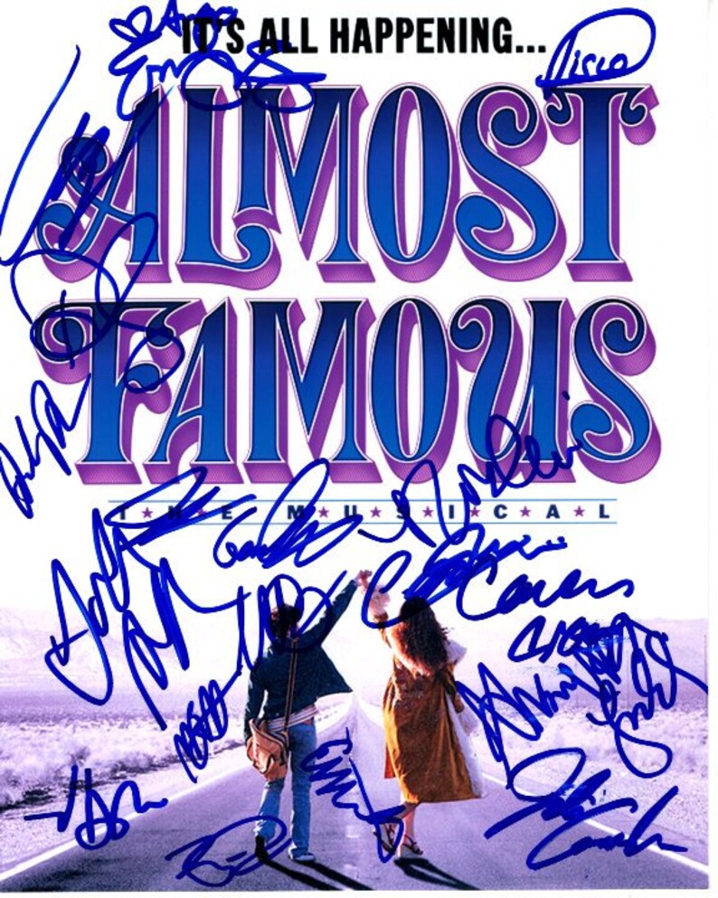 Almost Famous Signed Autographed Cast 8x10 Photograph With Cameron ...