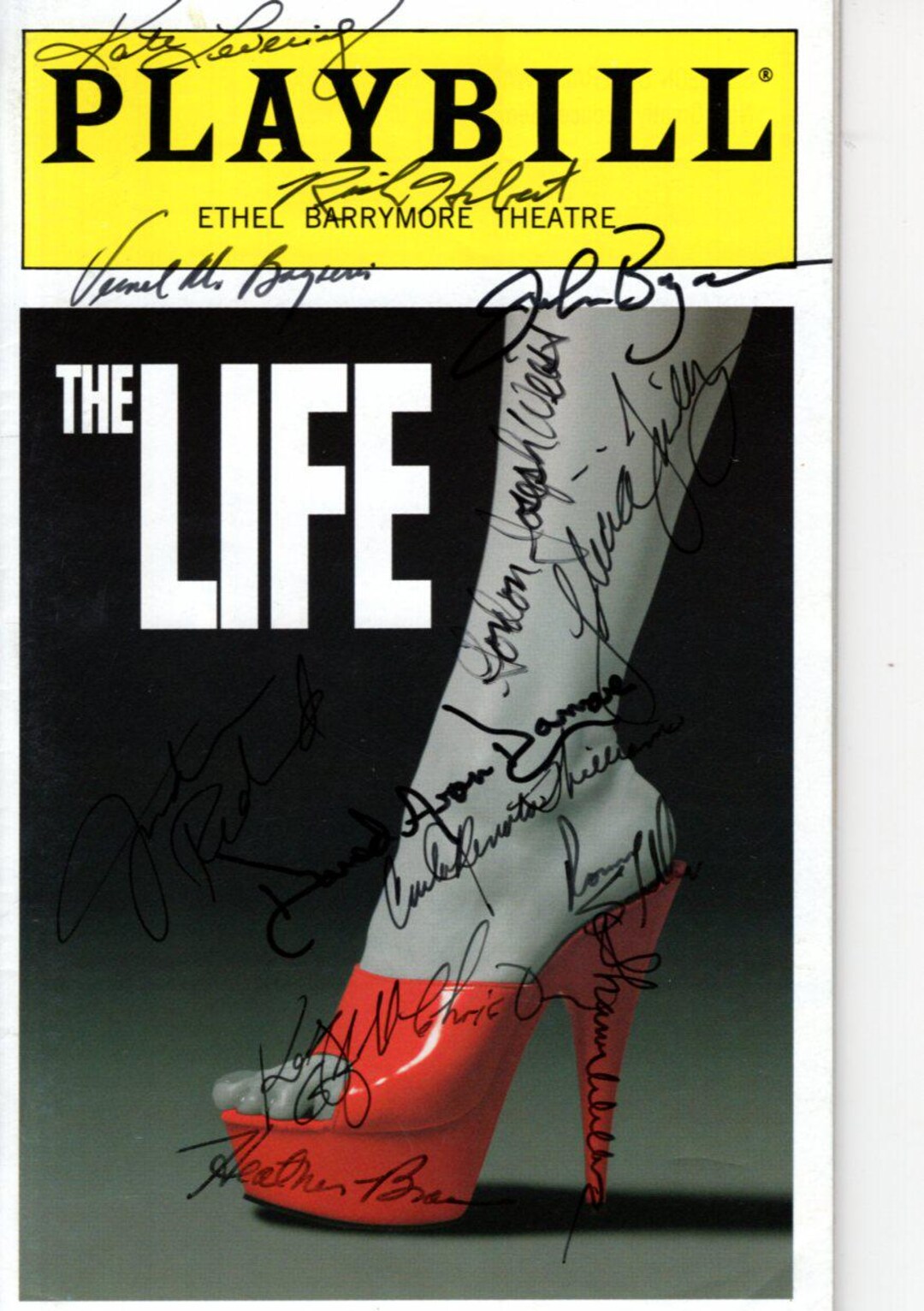 The Life Signed Autographed Cast Playbill - Etsy