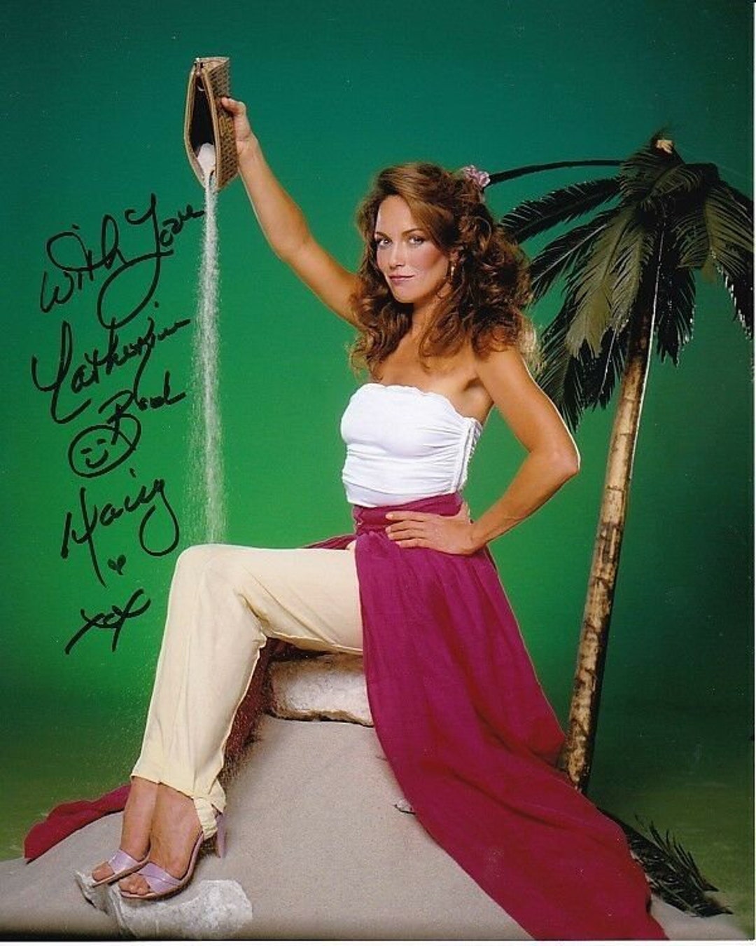 Catherine Bach Signed Autograph 8x10 the Dukes of Hazzard Daisy Duke ...