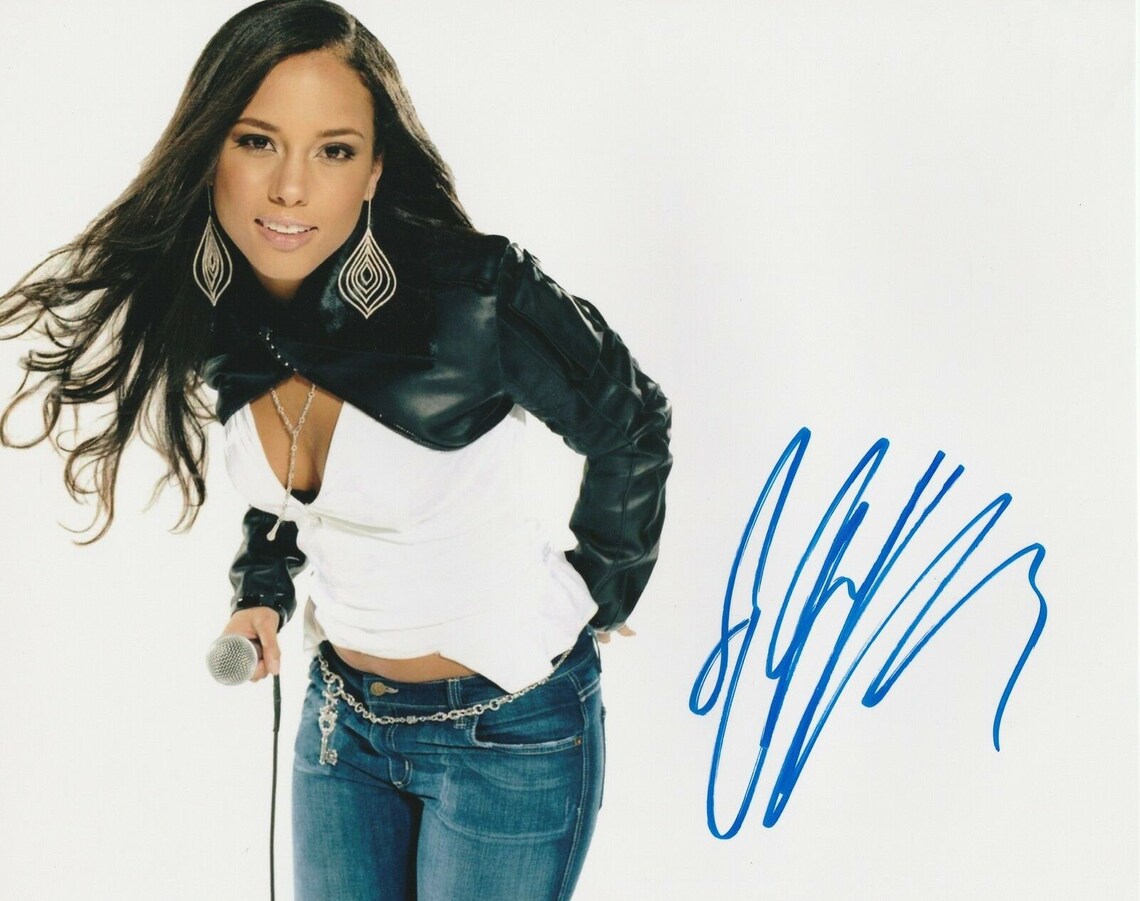 Alicia Keys Signed Autographed 8x10 Photograph - Etsy