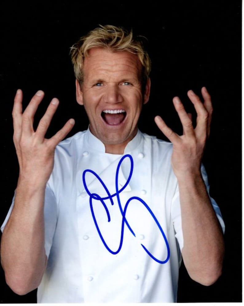 Gordon Ramsay Signed Autographed 8x10 Photograph - Etsy