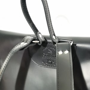 Unisex Leather Work Backpack With Top Handle, Stylish and Durable for ...