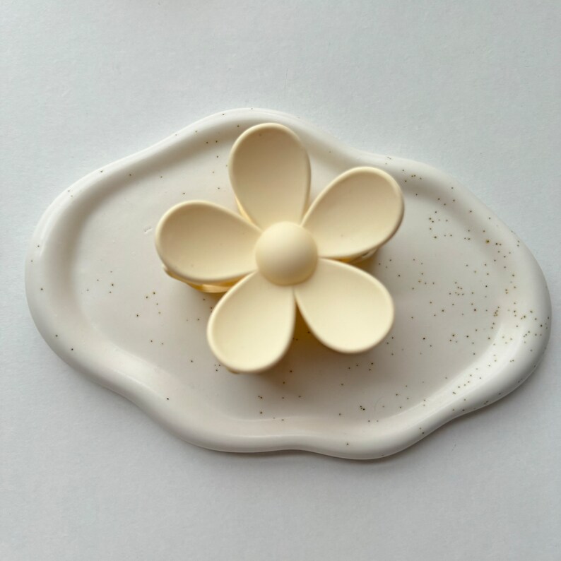 Flower Claw Clips - Etsy UK