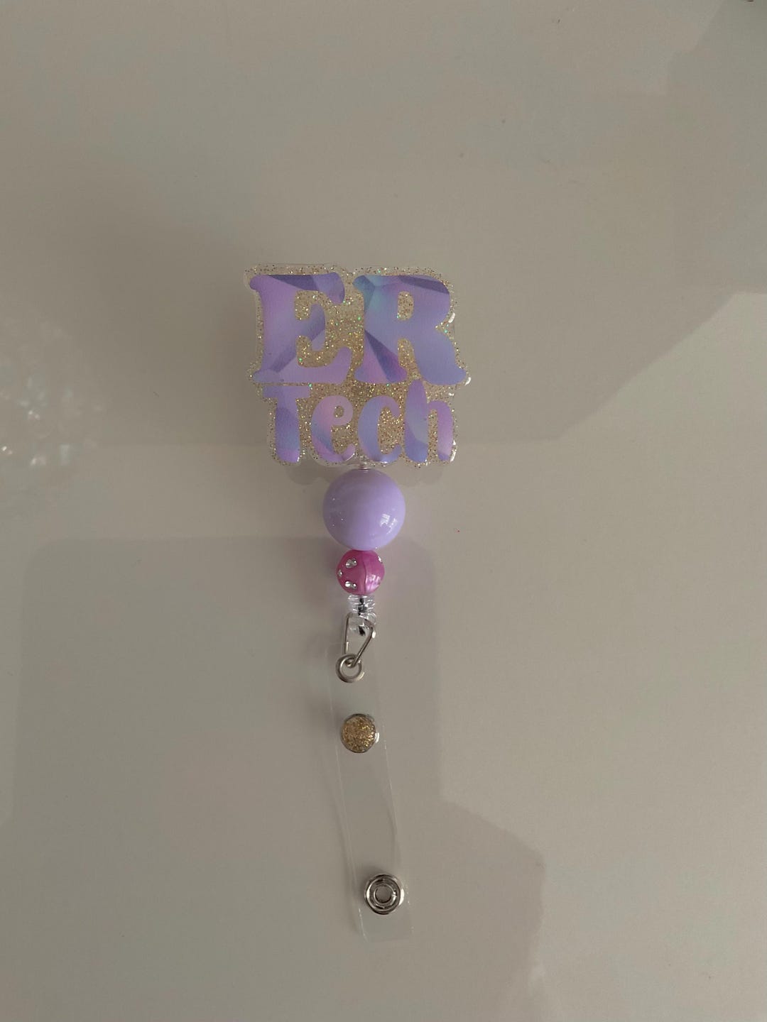 ER Tech Retractable ID Badge Holder/ Badge Reel - Etsy