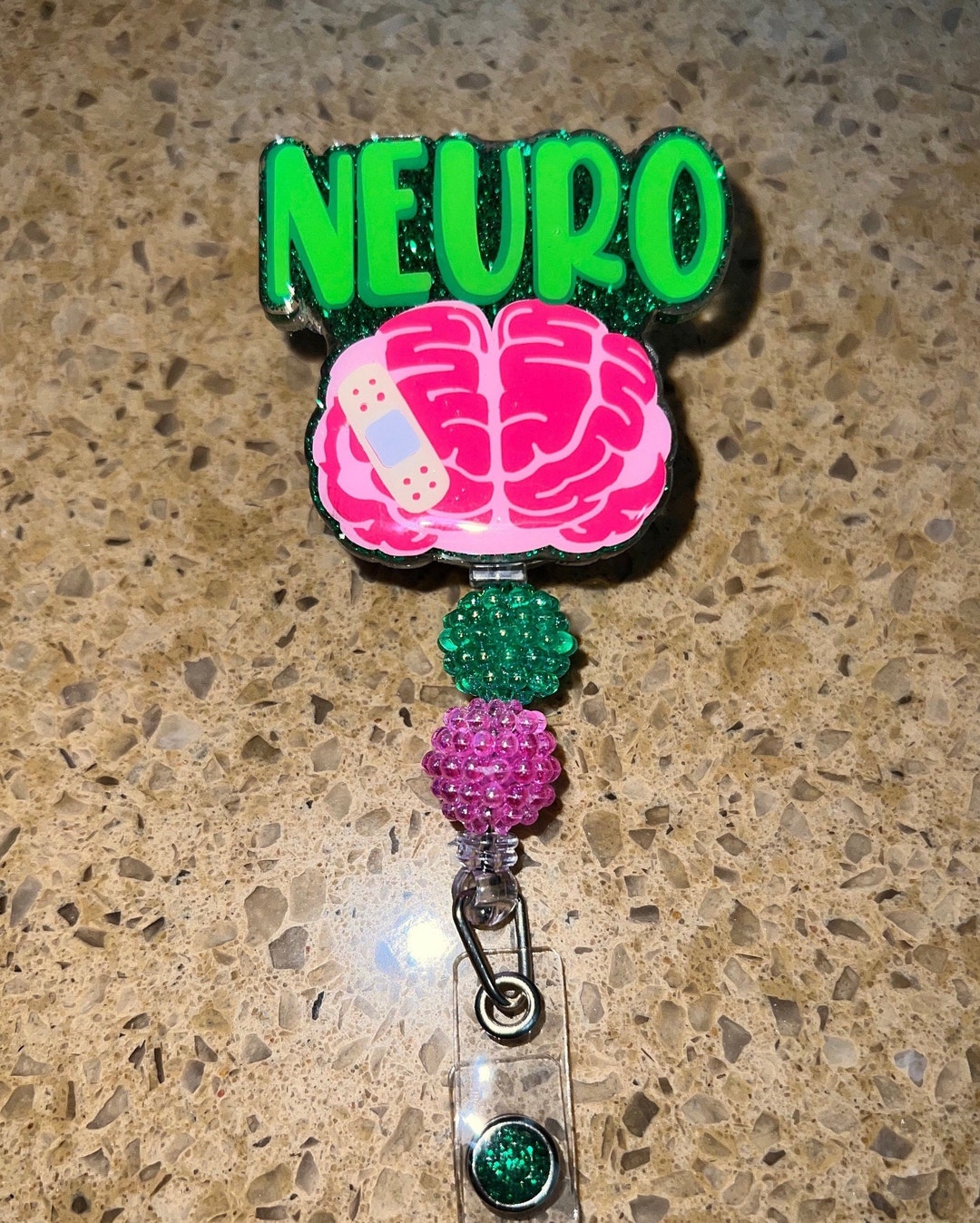 Neuro Retractable ID Badge Holder/ Badge Reel - Etsy