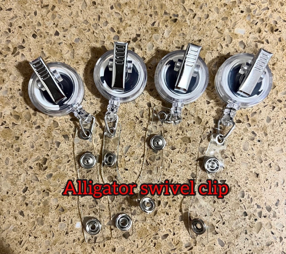 Cute Retractable ID Badge Holder/ Badge Reel - Etsy