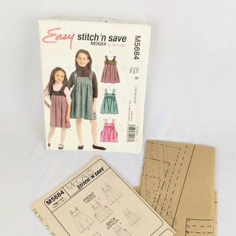 Girls Jumper Pattern - Etsy