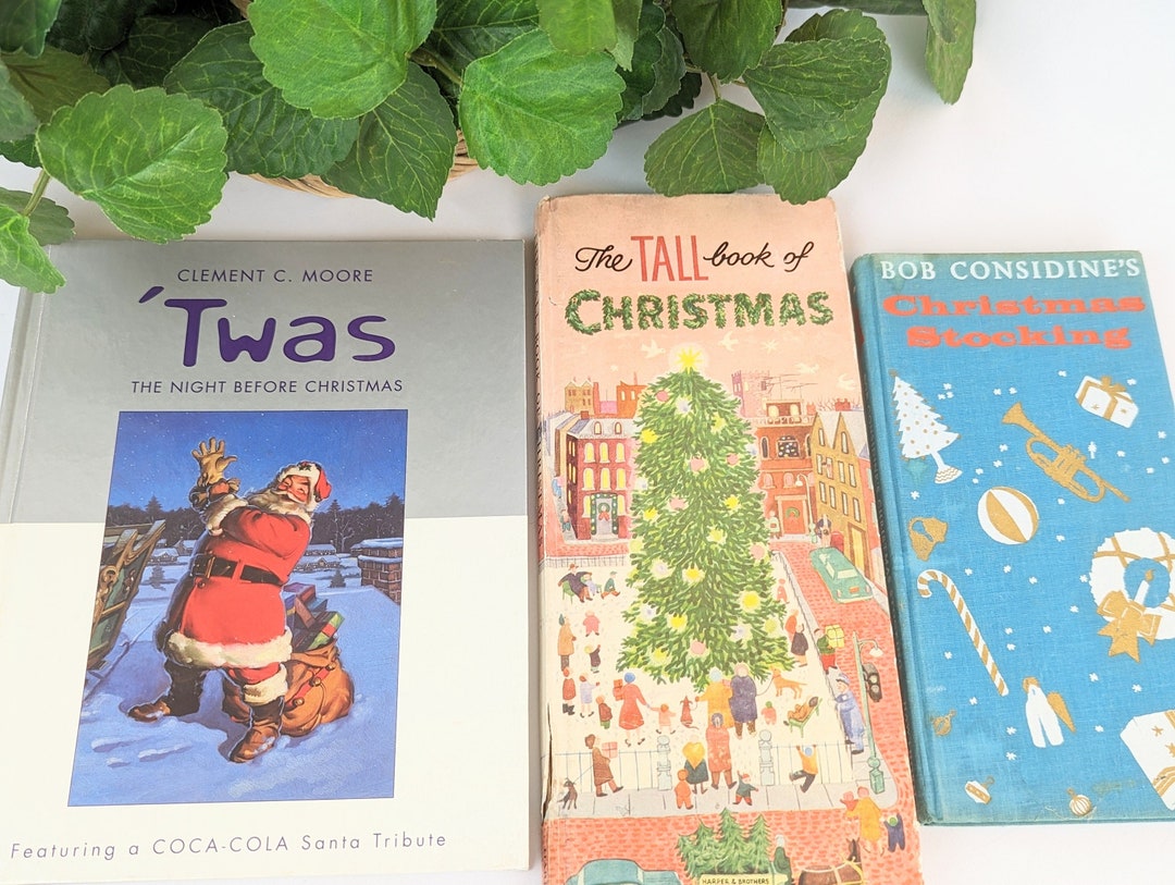Set of Three Vintage Children's Christmas Books 1950s Child's Christmas ...