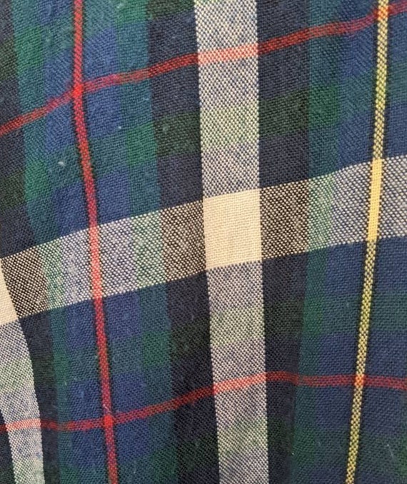 Vintage Men's 1960s Blue Tartan Plaid Robe | Vtg Mens… - Gem