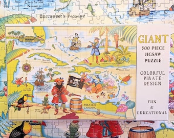 Treasure Map Puzzle - Etsy