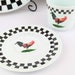 5 PC Melamine Rooster Dinnerware Set Vintage Rooster Chicken Plates ...