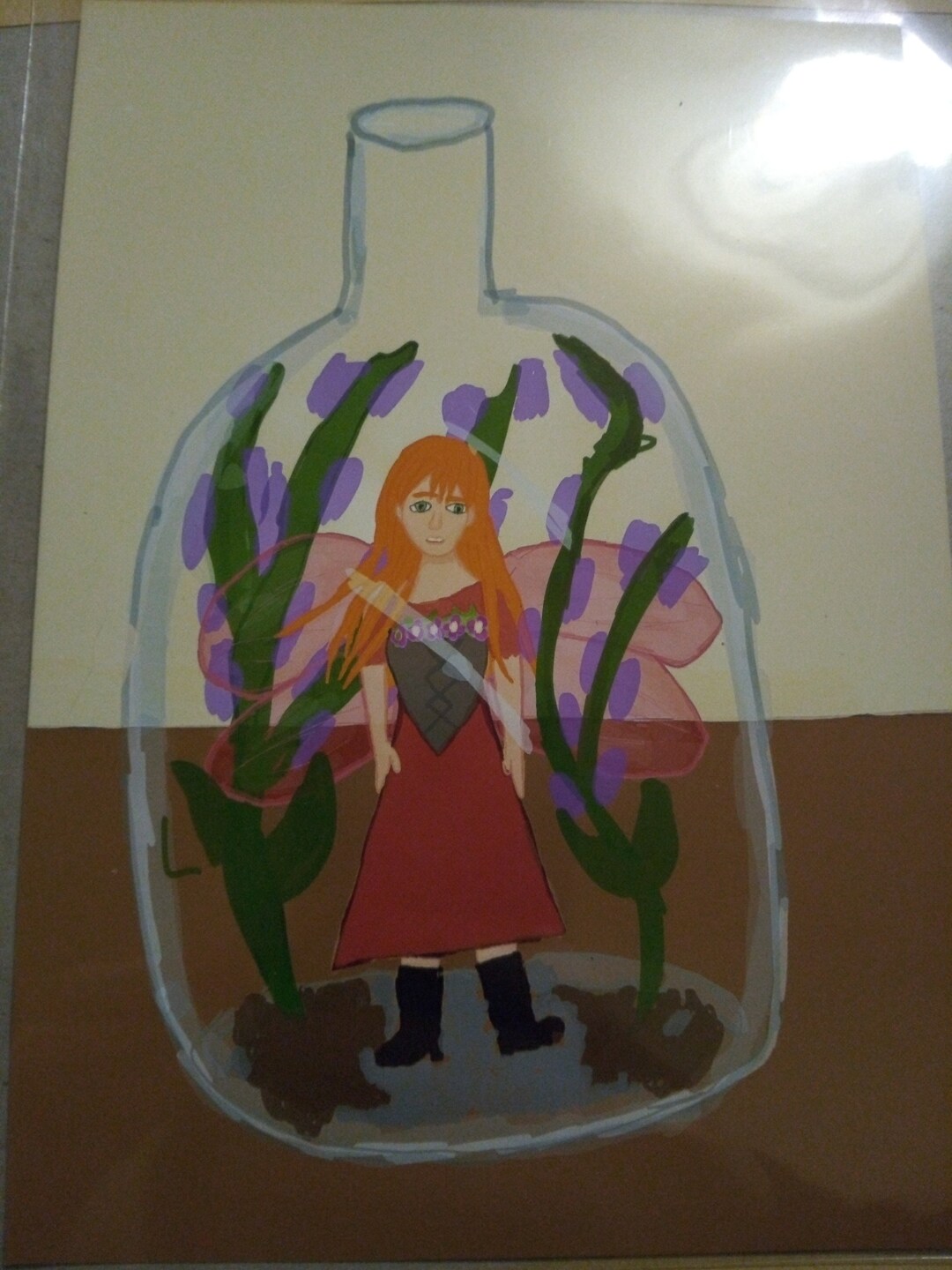 Trapped Fairy Art Print - Etsy