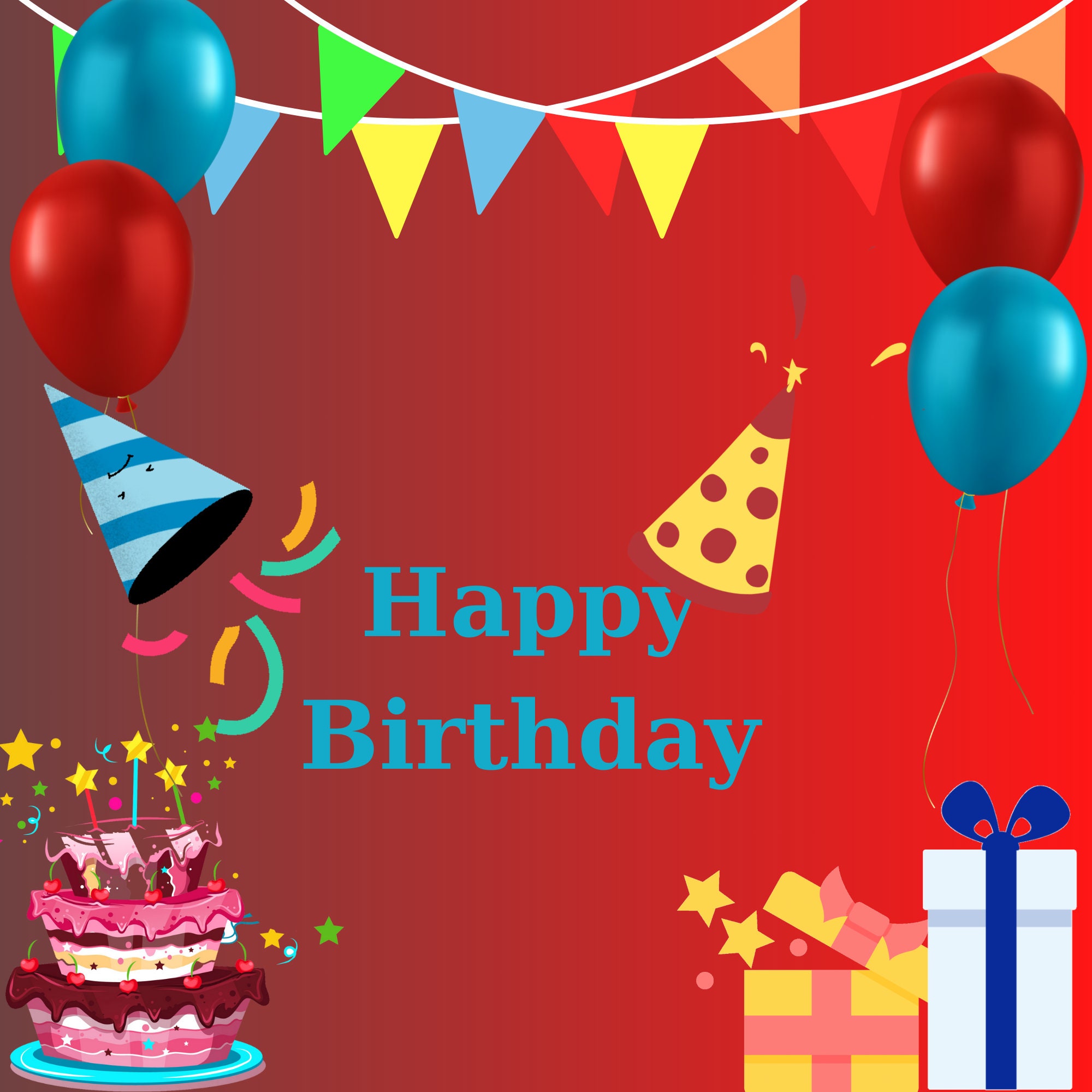 Happy Birthday Card | Animated Birthday Card | Digital | Happy Birthday ...
