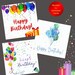 Happy Birthday Digital Cards | Bundle X 3 Cards | Happy Birthday ...