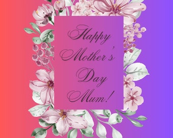 Mother’s Day Digital Card | Mother's Day Animated Card | I Love You Mum ...