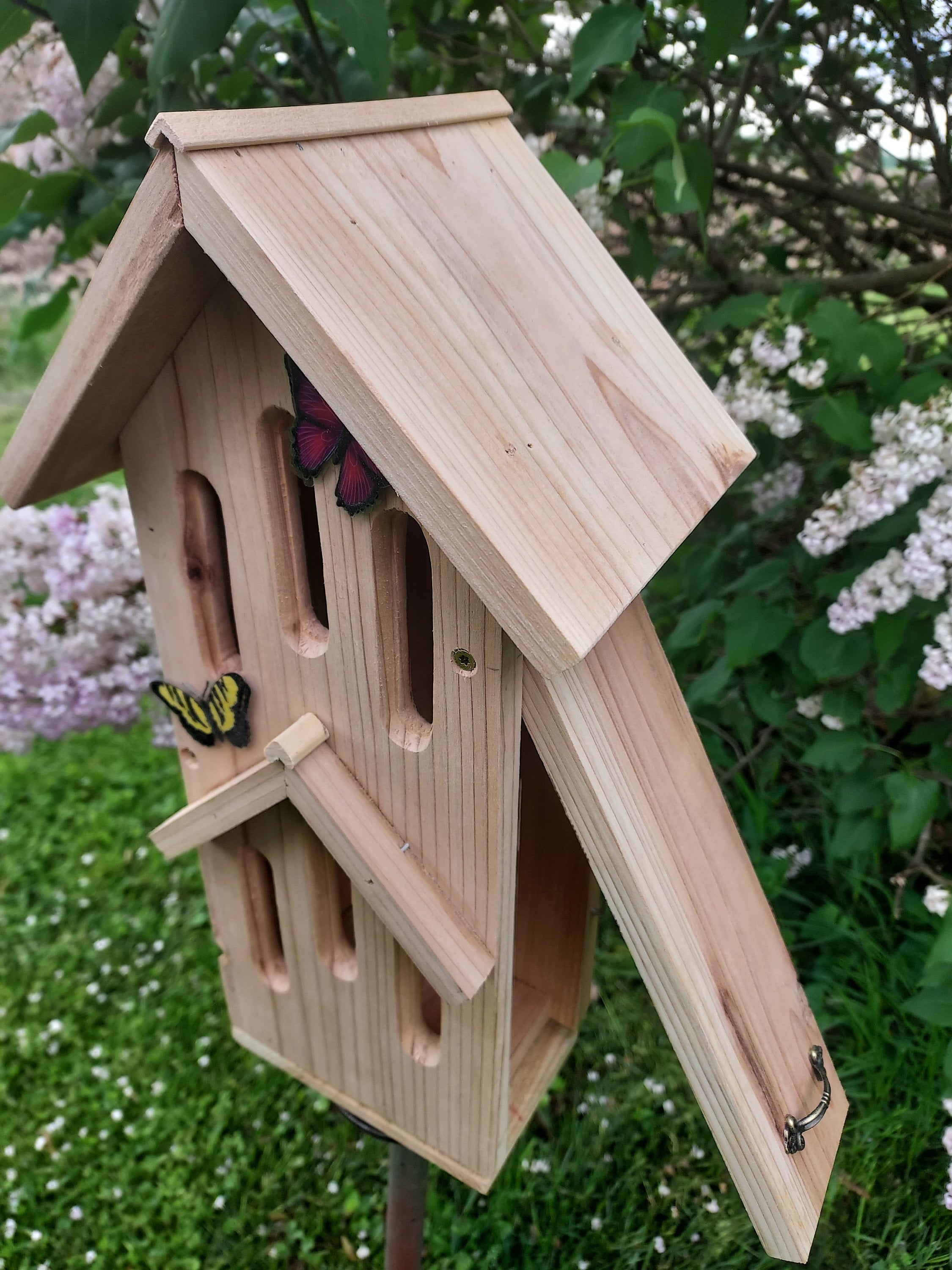 Rustic Cedar Butterfly House / Shelter - Etsy