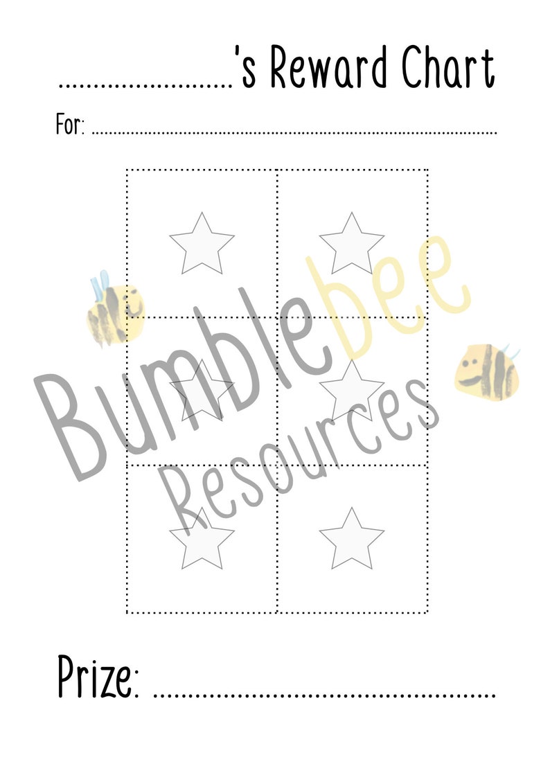 Reward Chart - Etsy