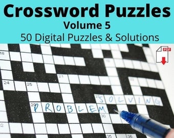 250 Printable Crossword Puzzles, Back to School, Word Scramble, Word ...