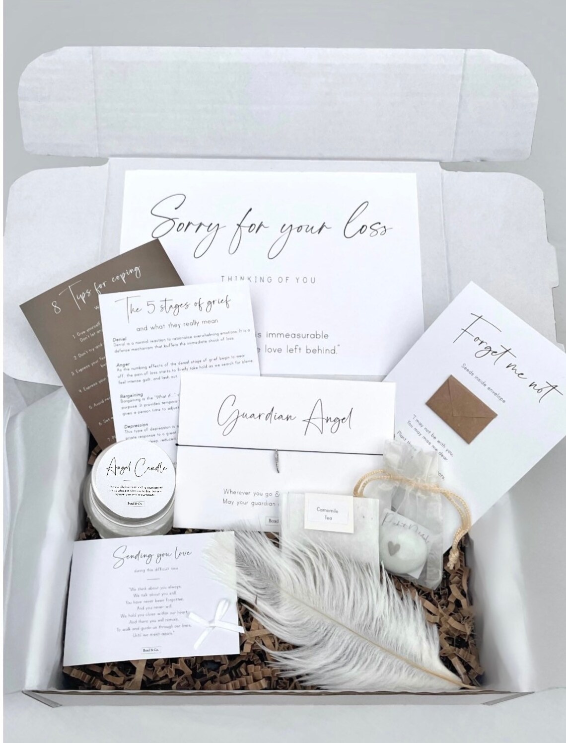 Bereavement Care Package Condolences Gift Box Sorry for Your - Etsy UK