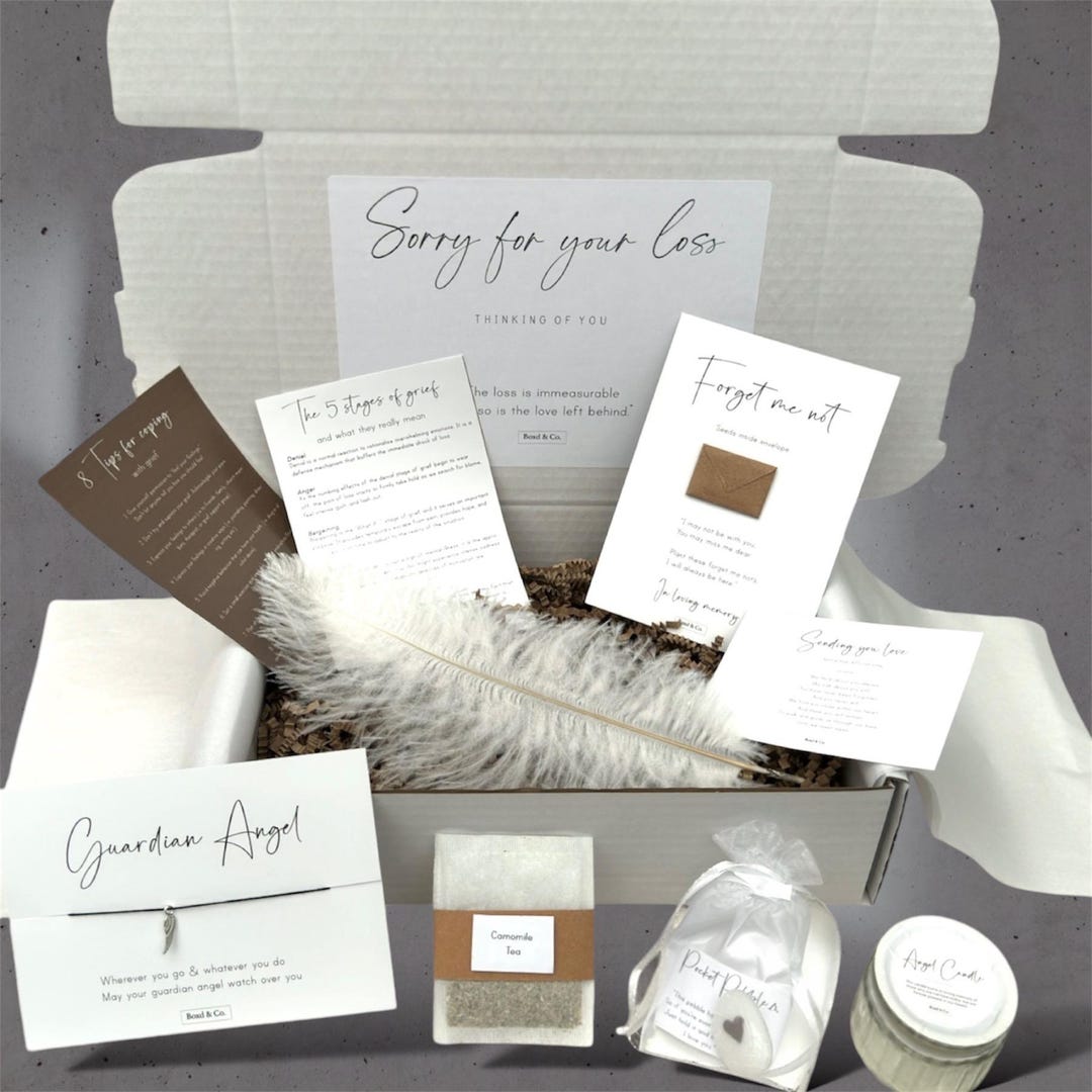 Bereavement Care Package, Condolences Gift Box, Sorry for Your Loss ...