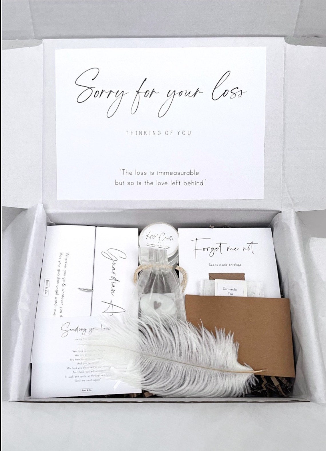 Bereavement Care Package Condolences Gift Box Sorry for Your - Etsy UK