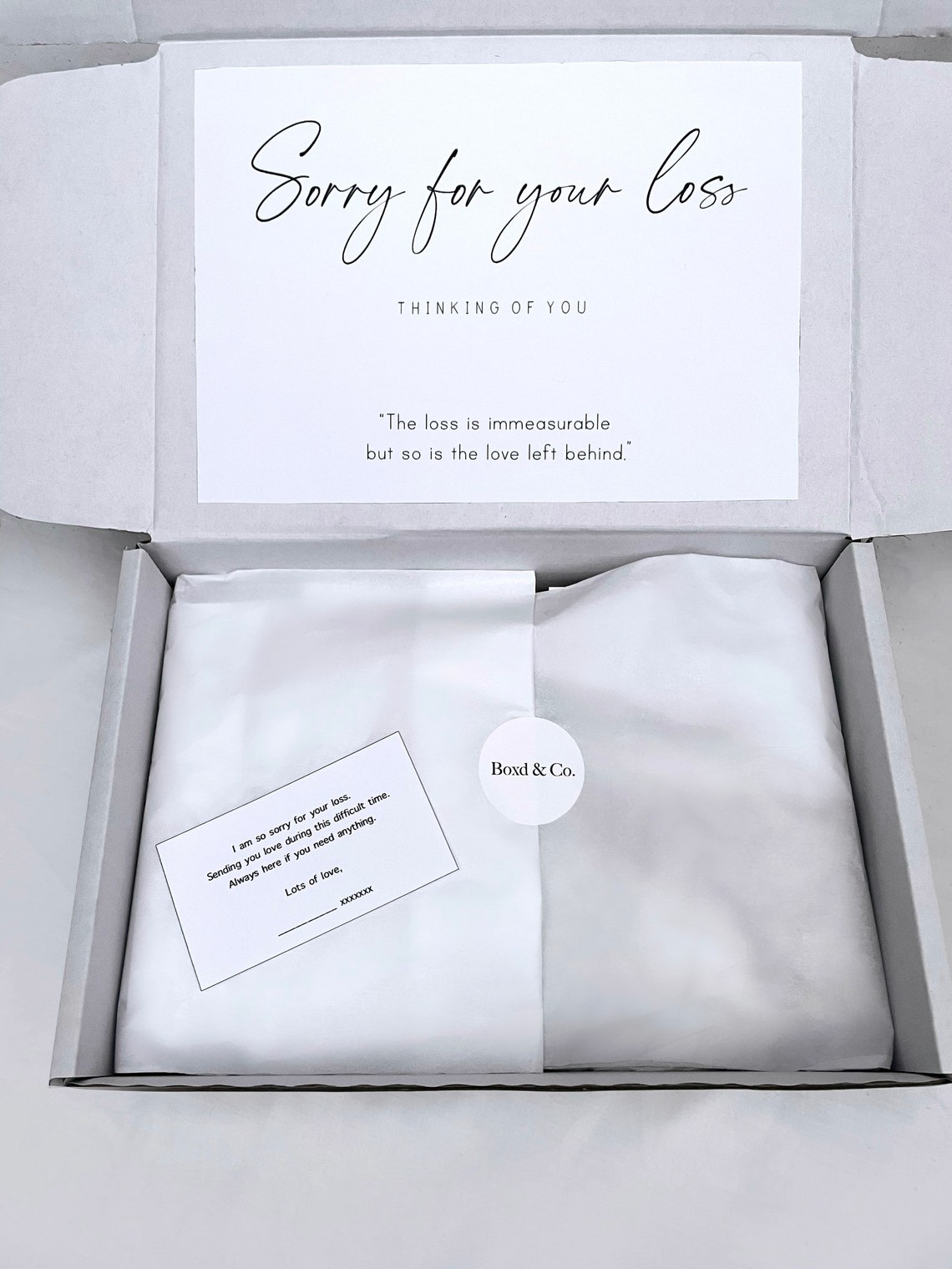 Bereavement Care Package Condolences Gift Box Sorry for Your - Etsy UK