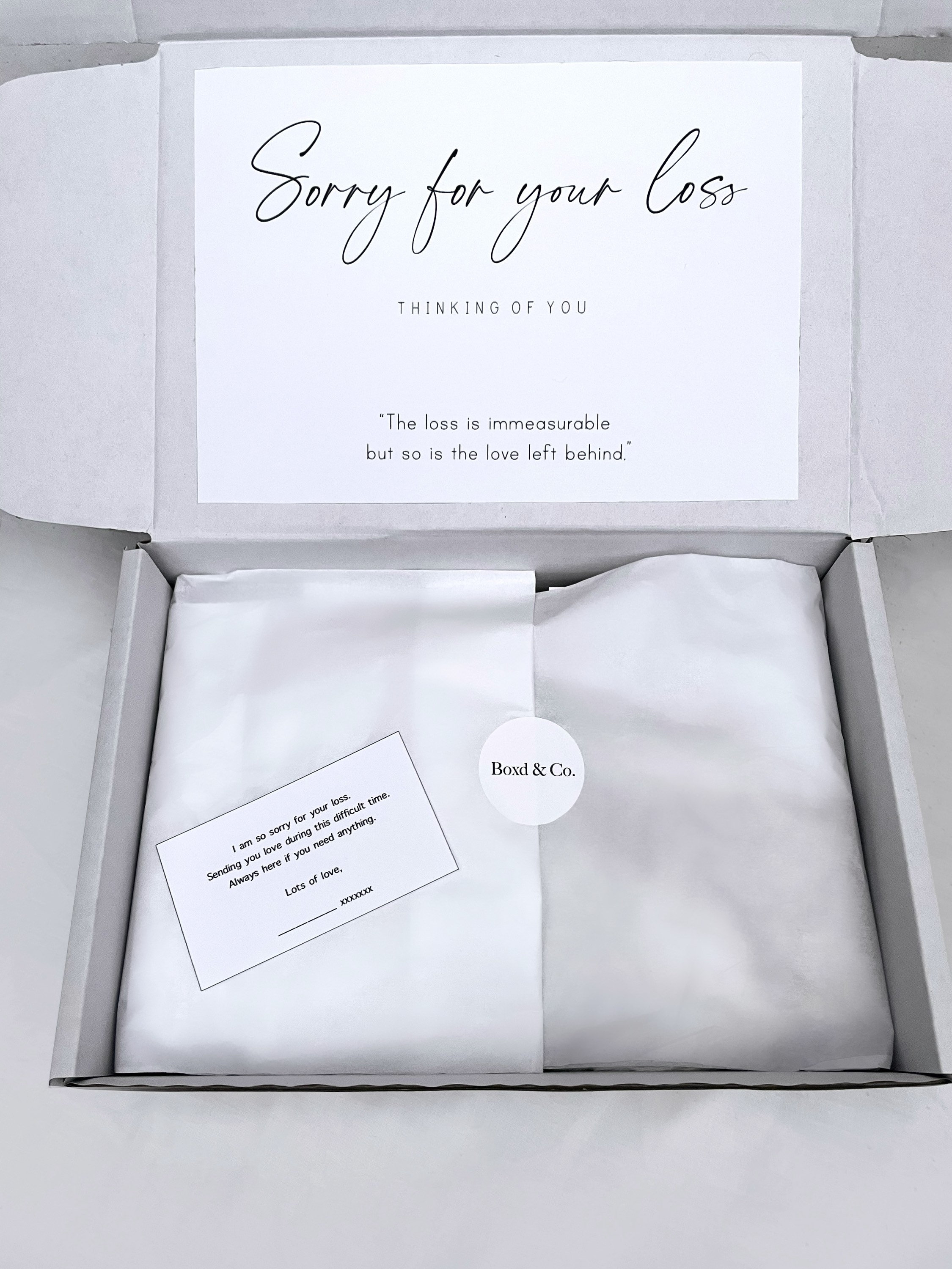 Bereavement Care Package Condolences Gift Box Sorry for Your - Etsy UK