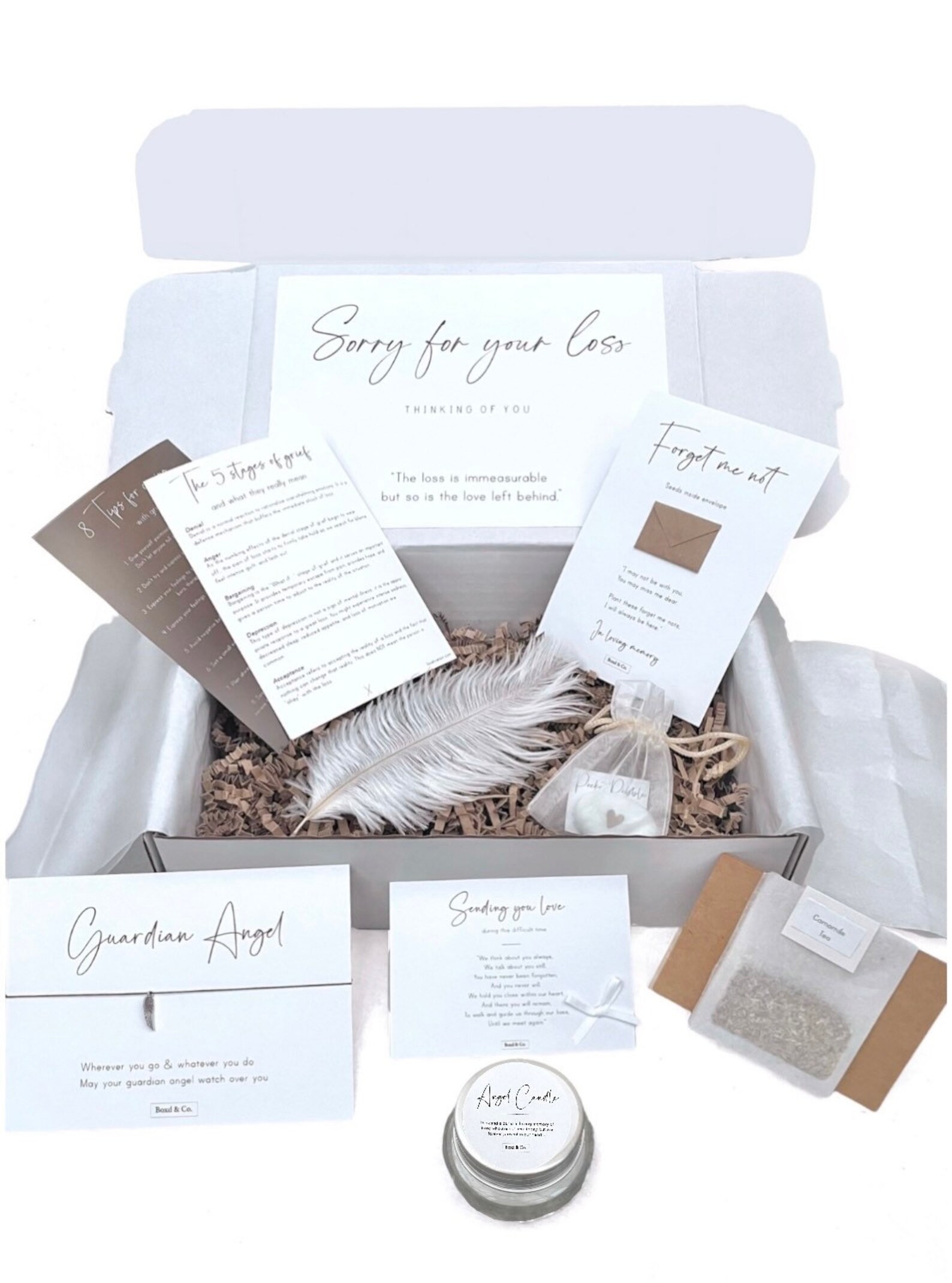 Bereavement Care Package Condolences Gift Box Sorry for Your - Etsy UK