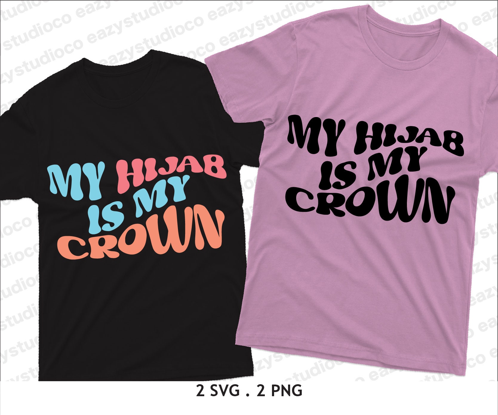 My Hijab is My Crown, Islamic SVG, Islamic Quote Svg Png, Muslim Shirt ...