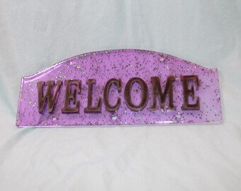 Resin Welcome Sign - Etsy