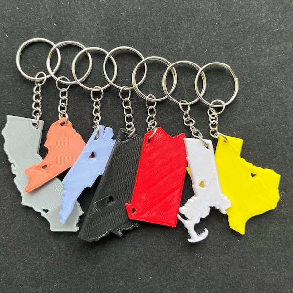 3d Printed Keychains - Etsy