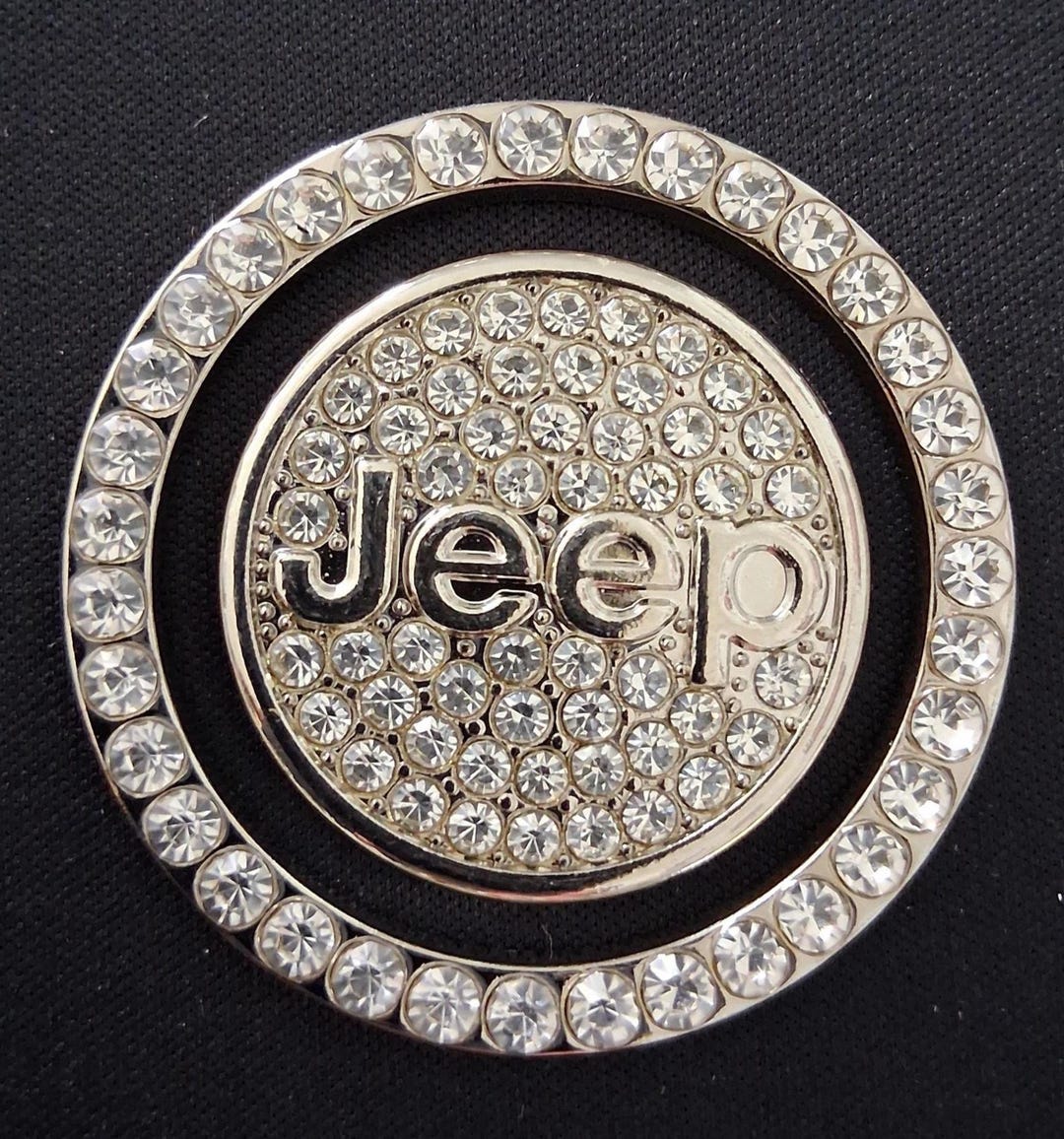 2pc. Metal Car Push Start Button Rhinestone Ring and Cap/car Bling/car ...