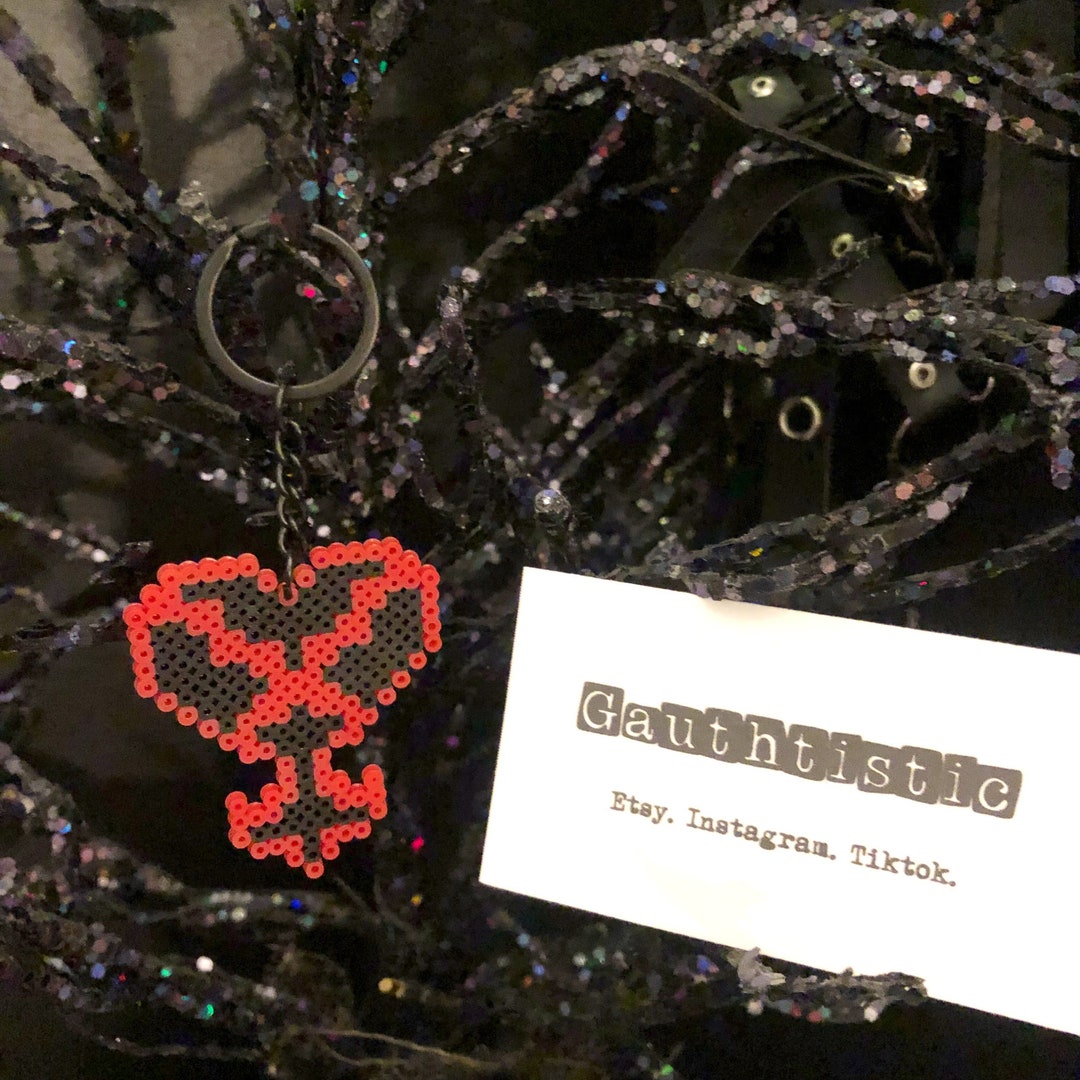 Kingdom Hearts Heartless Perler Keychain - Etsy
