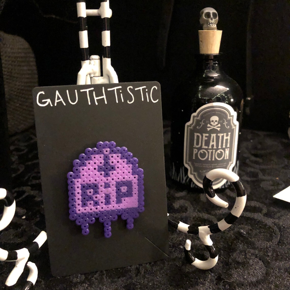 Tombstone Perler Pin - Etsy