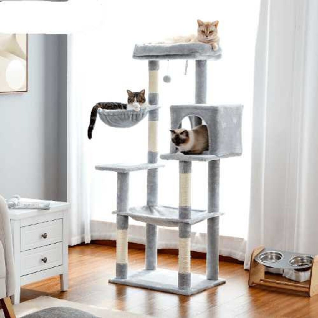 56 Cat Scratching Post / Tree / Pole With Condo - Etsy