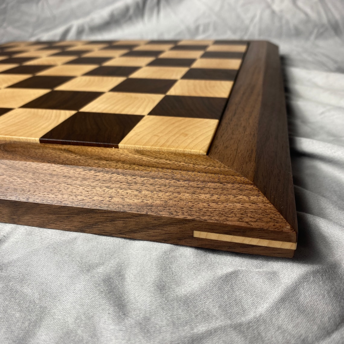 Handmade Walnut and Maple Chess Board: 14" Playing Area - Etsy